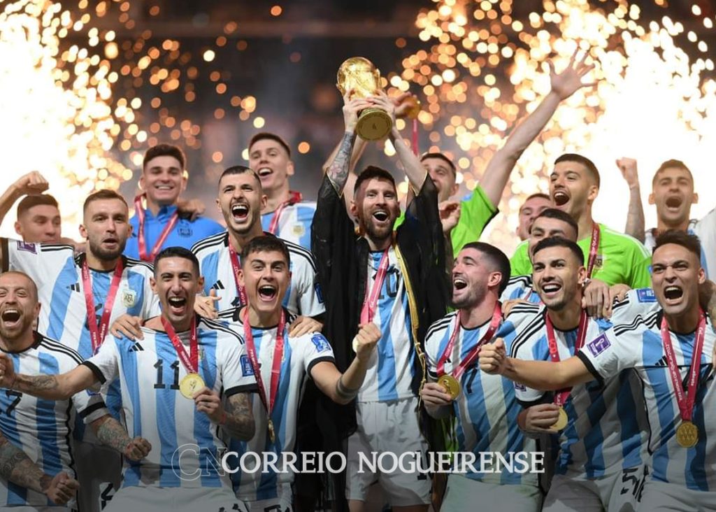 Argentina conquista o tricampeonato mundial e consagra Lionel Messi - Correio Nogueirense